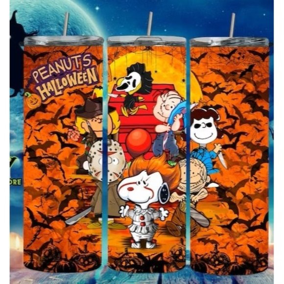 Dining | Peanuts Halloween Charlie Brown Horror Movie Characters 2oz ...